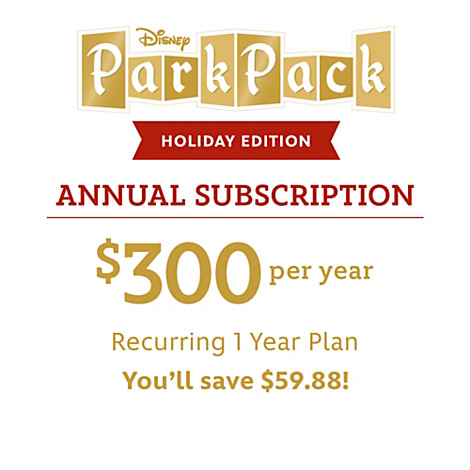 New Disney Park Pack Holiday Edition Subscription Available Now ...